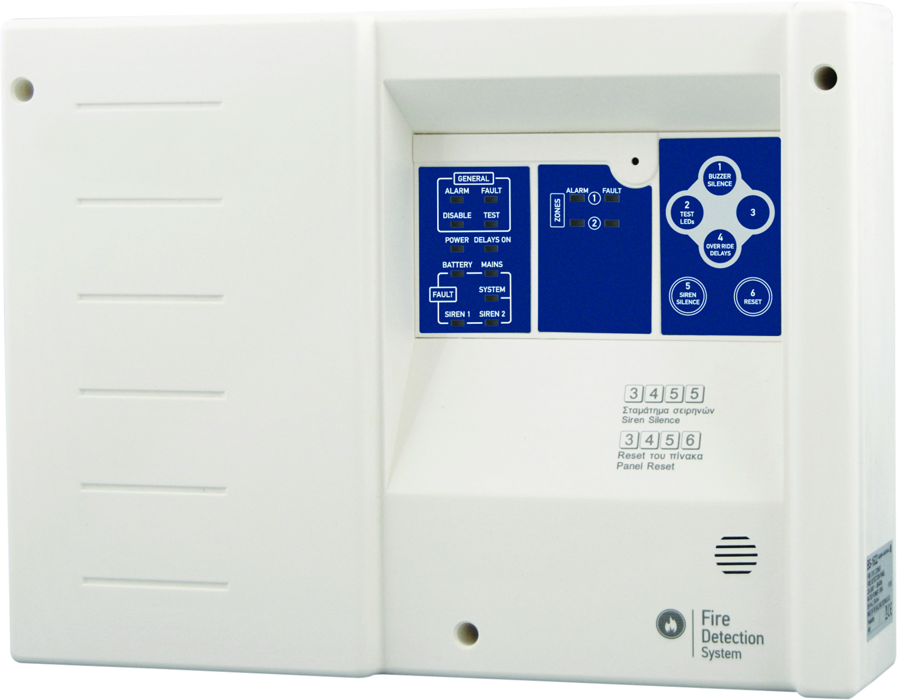 6 Zones Fire Detection Panel with AUX Relay Conventional ...